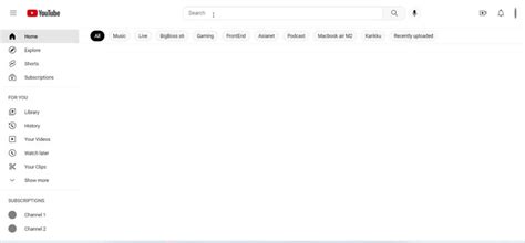 [video] created a youtube clone using html and css muhammad naseef mk