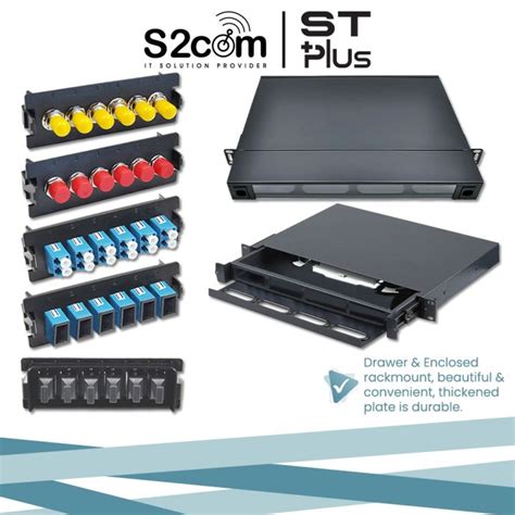 Drawer And Enclosed Type Rackmount Fiber Termination Patch Panel Box Lazada