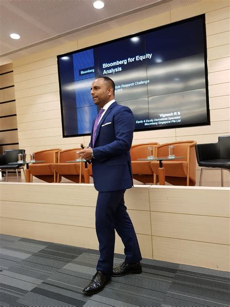 Vignesh R S On Linkedin Had The Pleasure Of Speaking At The Cfa