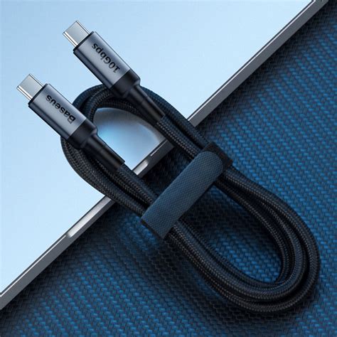 Baseus Cafule 100w Usb Pd Type C 3 1 Cable For Macbook Pro Gold