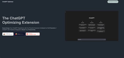 recent update and overview of chatgpt optimizer for chrome for 2024