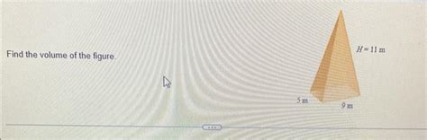 Solved Find The Volume Of The Figure Chegg Com