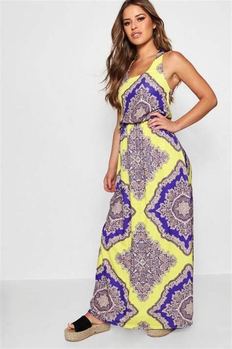 Сукня максі з принтом — ціна 499 грн у каталозі Довгі сукні Купити жіночі речі за доступною