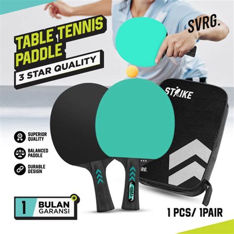 svrg table tennis paddle raket bet pingpong bat tenis meja