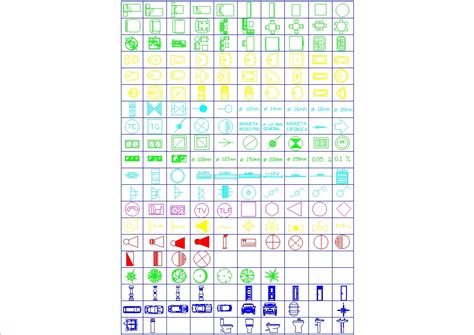 Block Library In Autocad Cad Download 250 87 Kb Bibliocad