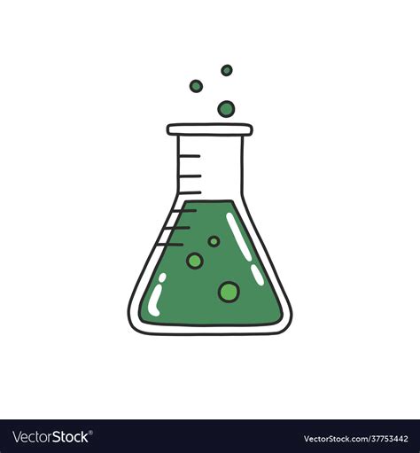 Cartoon Erlenmeyer Flask
