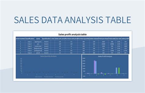 Free Sales Data Analysis Table Sales Templates For Google Sheets And Microsoft Excel Slidesdocs