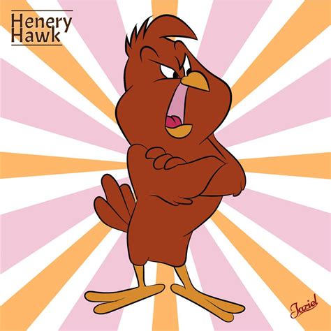 Henery Hawk Dibujos Animados Looney Tunes Arte Psicodelico