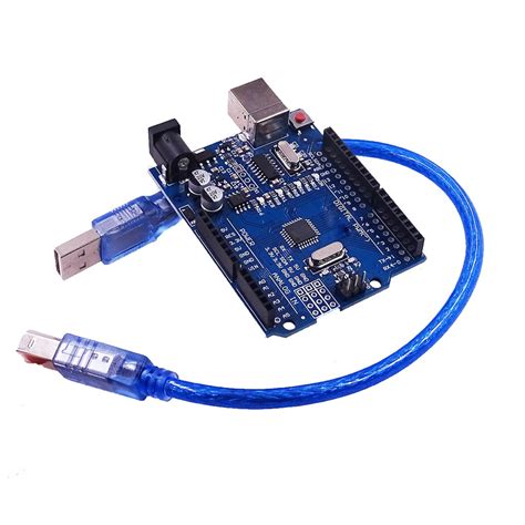 Robot Uno R3 Mega328p Ch340g 適用於 Arduino Uno R3 Usb 數據線 蝦皮購物
