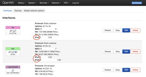 Lack Of Ipv6 Connectivity On Second Bridged Network Network And