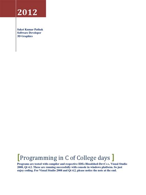 Lab Programming In C Pdf Areas Of Computer Science Digital Technology
