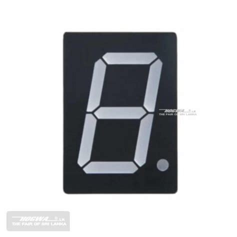 1 Digit 7 Segment Display Chinahub Lk