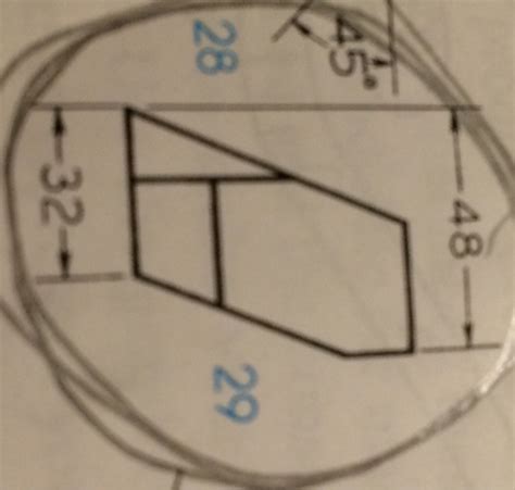 Draw The Given Views Side And Front And Create The