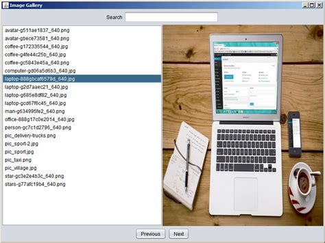 Java Images Gallery Project In Netbeans C JAVA PHP Programming Source Code