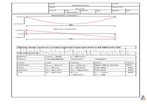Structural Calculation Information Plan B Architecture