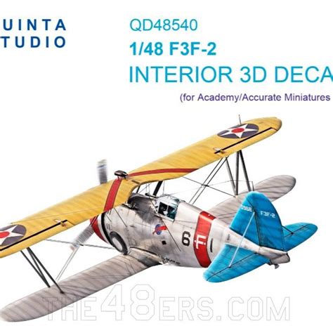 F3f 2 Cockpit 3d Decal Quinta Studio Qd48540 148