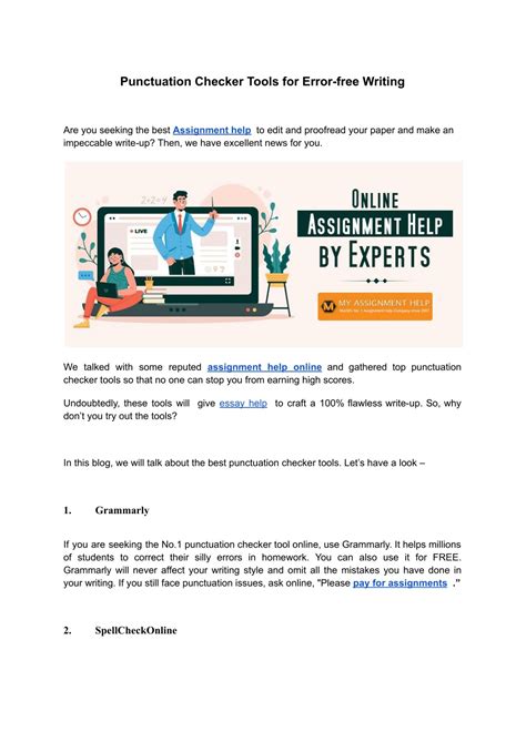 Ppt Punctuation Checker Tools For Error Free Writing Powerpoint Presentation Id 11507056