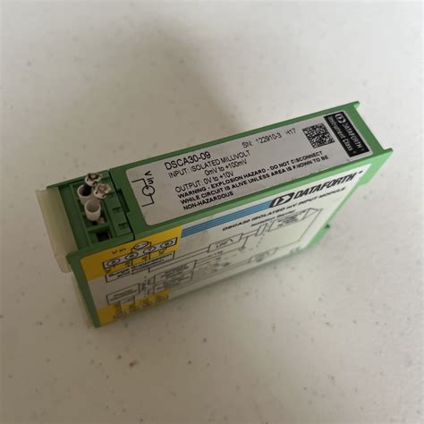 Used Dataforth Isolated Mv Input Module Dsca30 Ebay
