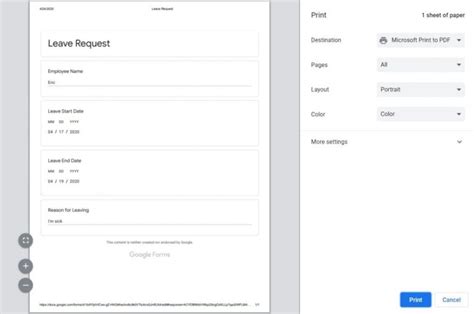 PerformFlow How To Export Responses From Google Form To PDF
