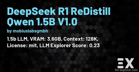 Deepseek R1 Redistill Qwen 15b V10 By Mobiuslabsgmbh Benchmarks Features And Detailed