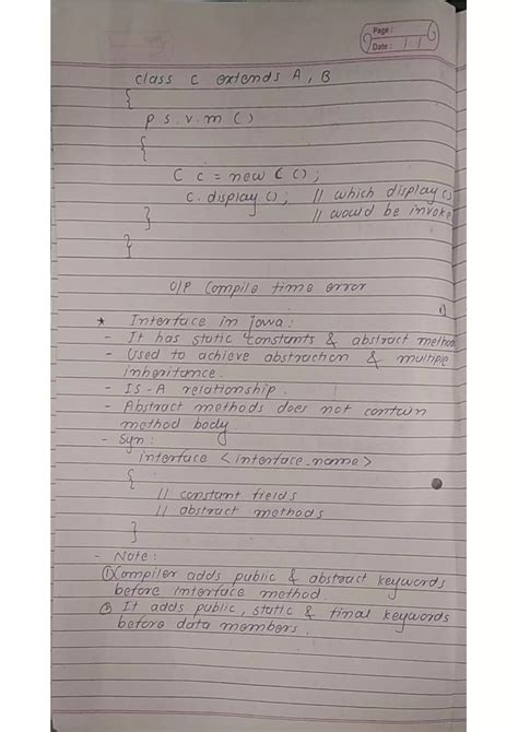 unit 3 inheritance and interface in java pdf free download