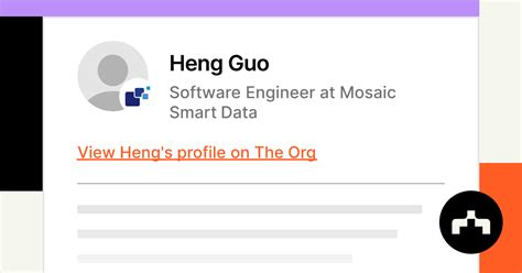 Heng Guo Software Engineer At Mosaic Smart Data The Org