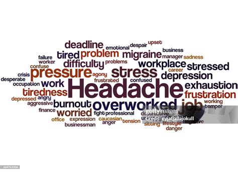 Headache Word Cloud Concept 9 High Res Vector Graphic Getty Images