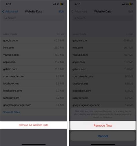 How To Clear Safari Cache History And Cookies On IPhone Or IPad IGeeksBlog