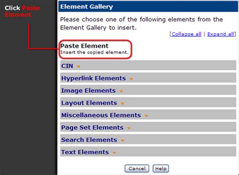 Copying Elements
