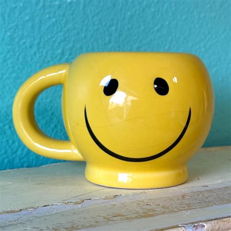 Smiley Face Coffee Mugs Etsy