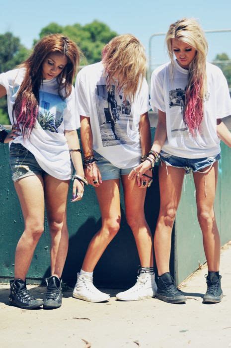 17 Best Images About Girls In Chucks On Pinterest Dip Dye Hair