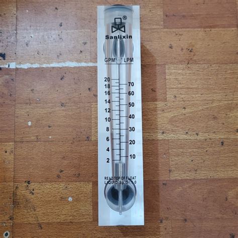 Jual Flow Meter Flowmeter 1 20gpm 70 Lpm Panel Jakarta Barat