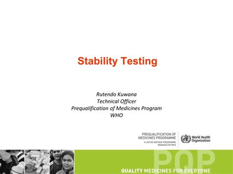 PPT Stability Testing Overview And Methods For Prequalification Of Medicines Program