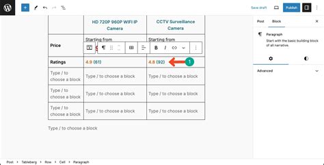 How To Create A Product Specification Table In Wordpress