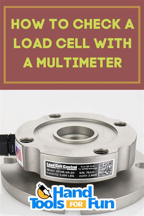 How To Check A Load Cell With A Multimeter
