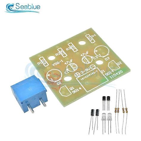 Diy Kit 5mm Led Simple Flash Light Circuit Simple Flashing Leds Circuit