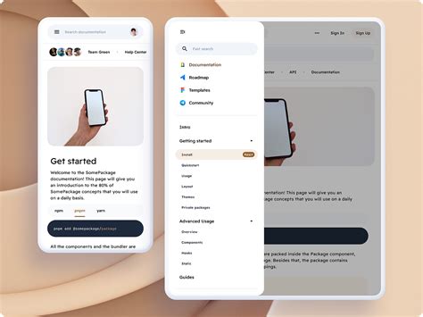 Documentation Website Designs Themes Templates And Downloadable