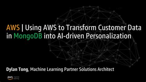 mongodb local london 2019 using aws to transform customer data in