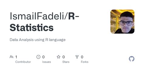 github ismailfadeli r statistics data analysis using r language