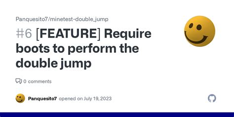 FEATURE Require Boots To Perform The Double Jump Issue Panquesito Minetest Double Jump