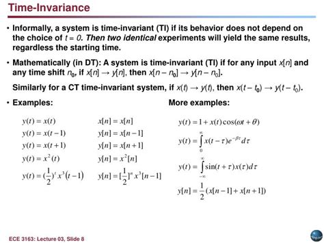 PPT Objectives Definition Of A System Examples Causality Linearity Time Invariance PowerPoint