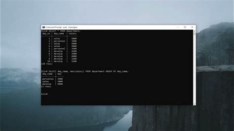 Postgresql Group By And Having Clause Youtube