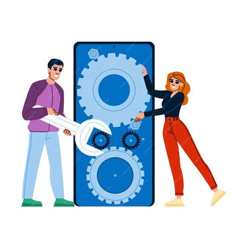 premium vector space mobile optimization vector