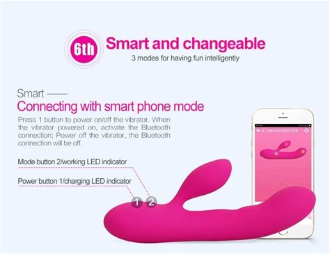 Bluetooth Support Smart Vibrators Sex Toys Wand Massager Machine For Woman 101523 Hackbuteer