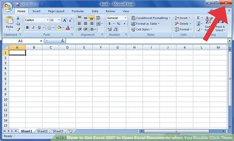 how to get excel 2007 to open excel documents when you double click them