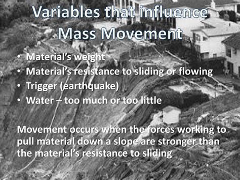 PPT What Causes Mass Movement PowerPoint Presentation Free Download ID 1920387