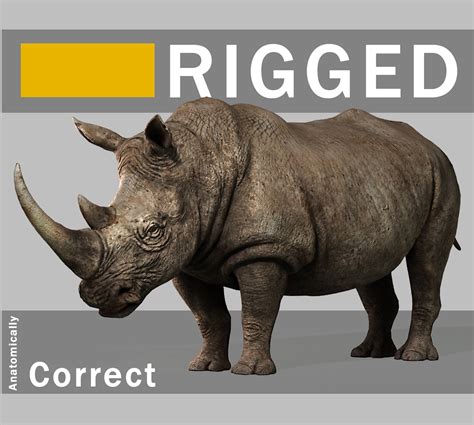 rhino 3d model 39 obj max free3d