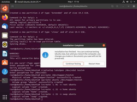 Setting Up Custom Encryption In Ubuntu 2004 Focal Fossa Ward Talks