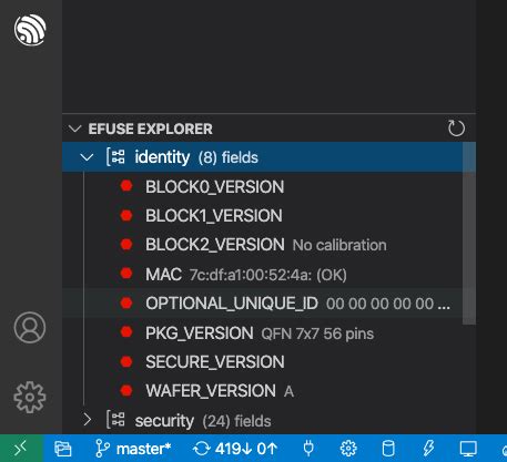 EFuse Explorer ESP IDF Extension For VSCode Latest Documentation
