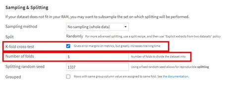 Train Validate And Test Data Sampling Methods In Dataiku